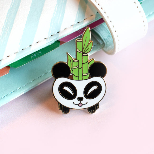 Panda Planter Pin – Unicorn Paper